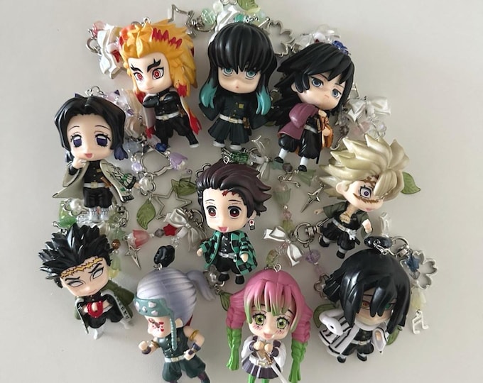 Demon Slayer Keychains - Etsy
