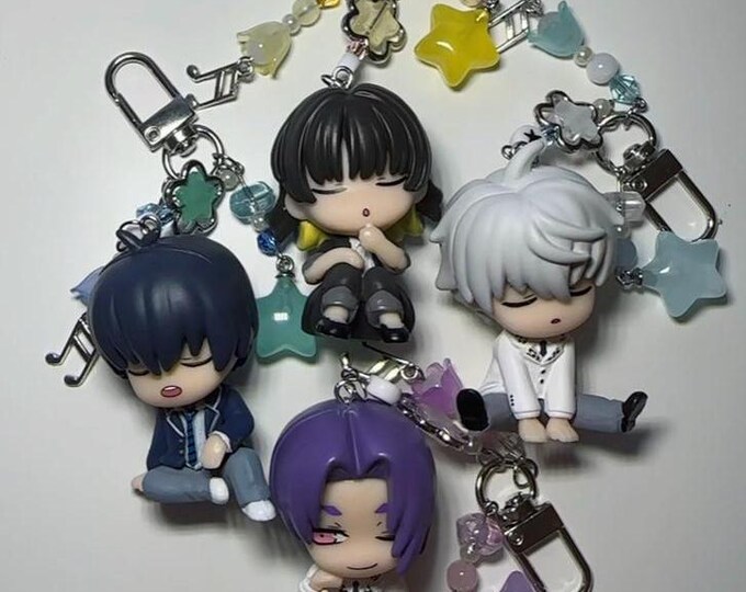 Blue Lock Sitting Figure Keychains - Etsy