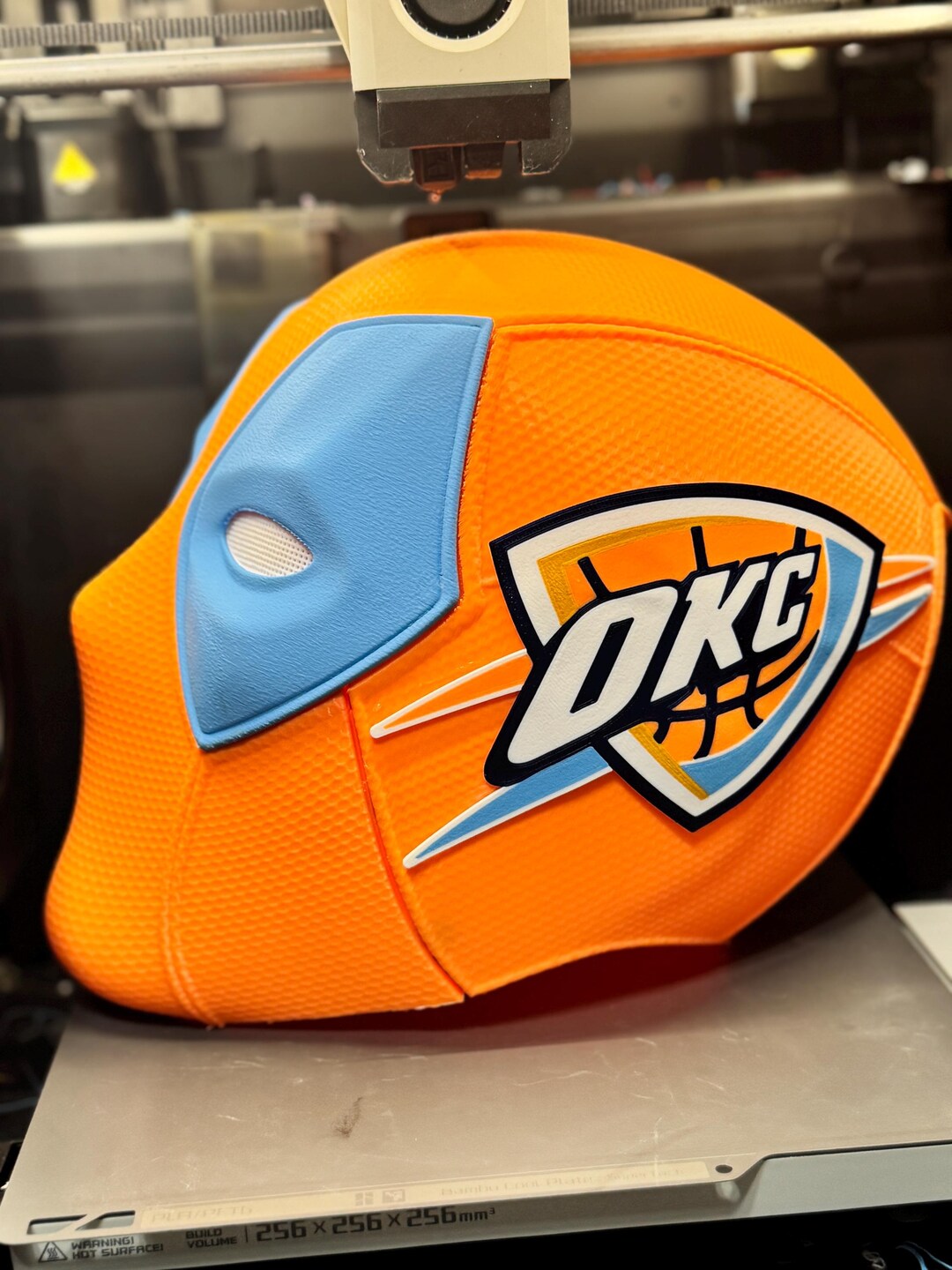 Oklahoma City Basketball Themed Deadpool Mask - Etsy