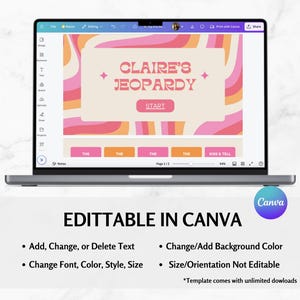 Bachelorette Jeopardy Game Template | Bridal Jeopardy Powerpoint Game ...