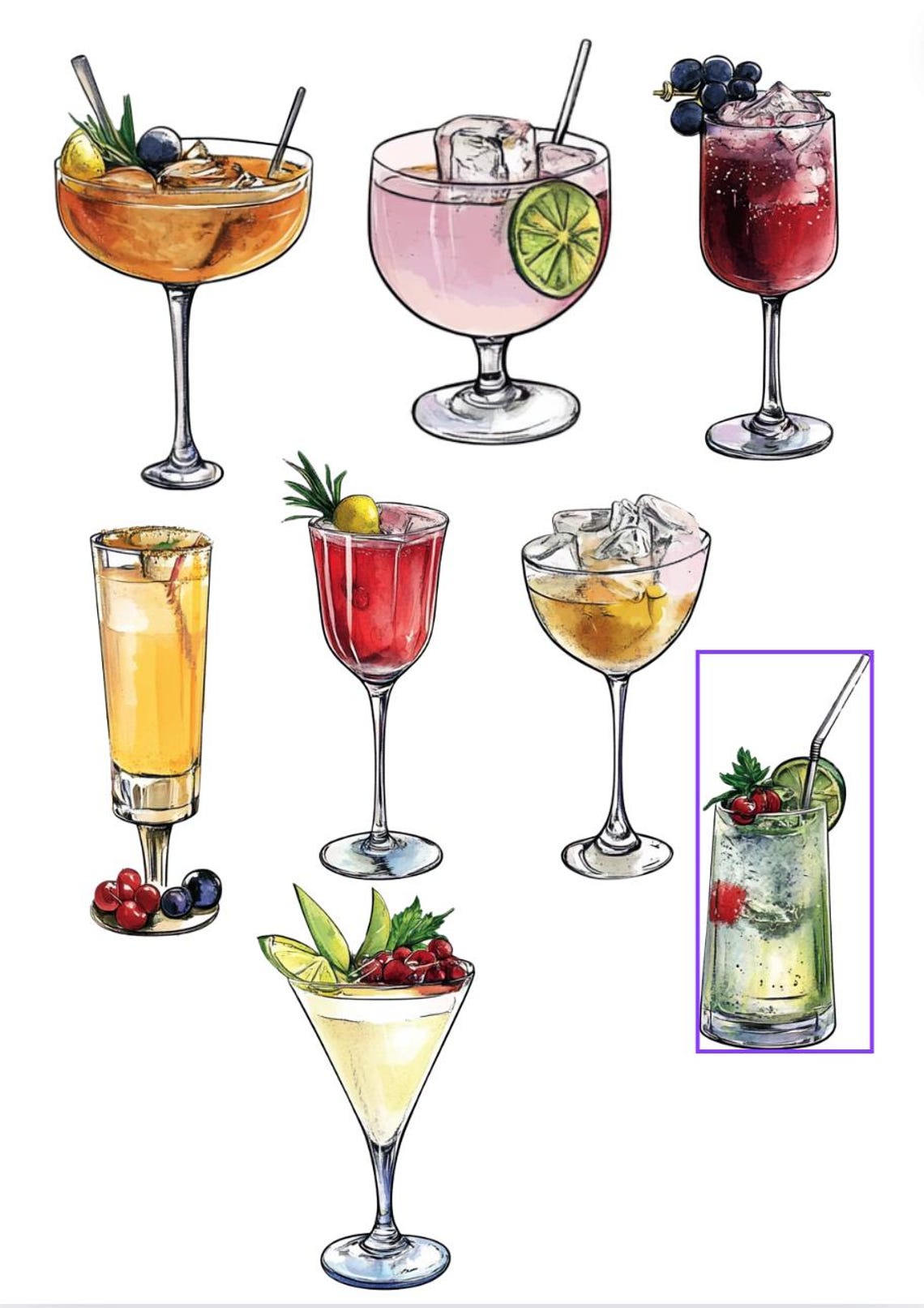 Customizable Drinks Menu Template. Signature Drinks Sign Template. Easy ...