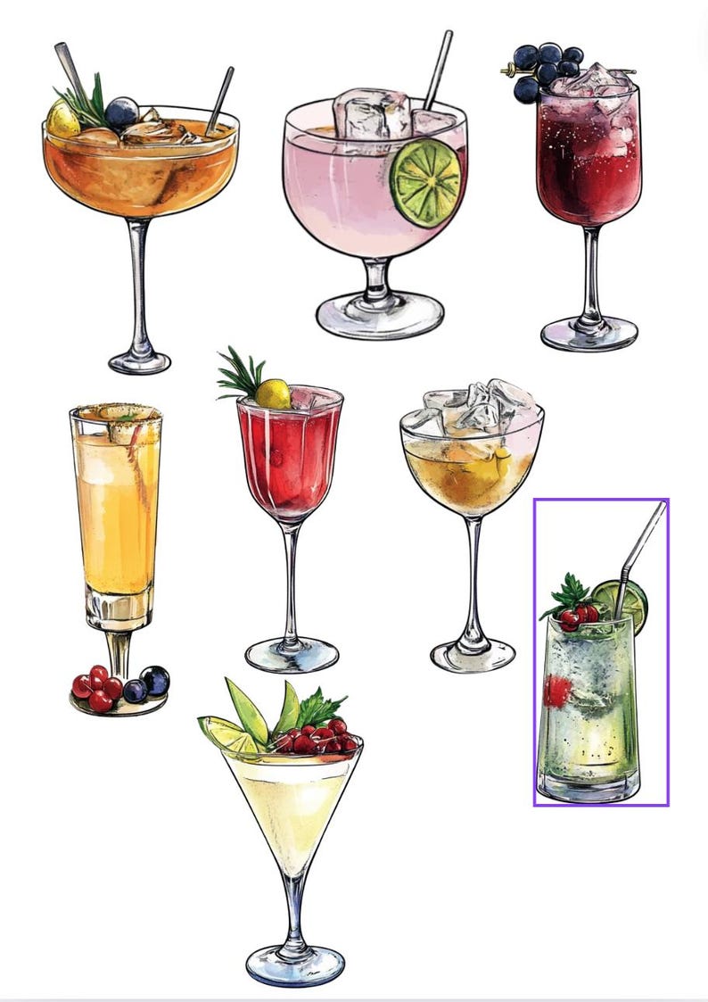 Customizable Drinks Menu Template. Signature Drinks Sign Template. Easy ...
