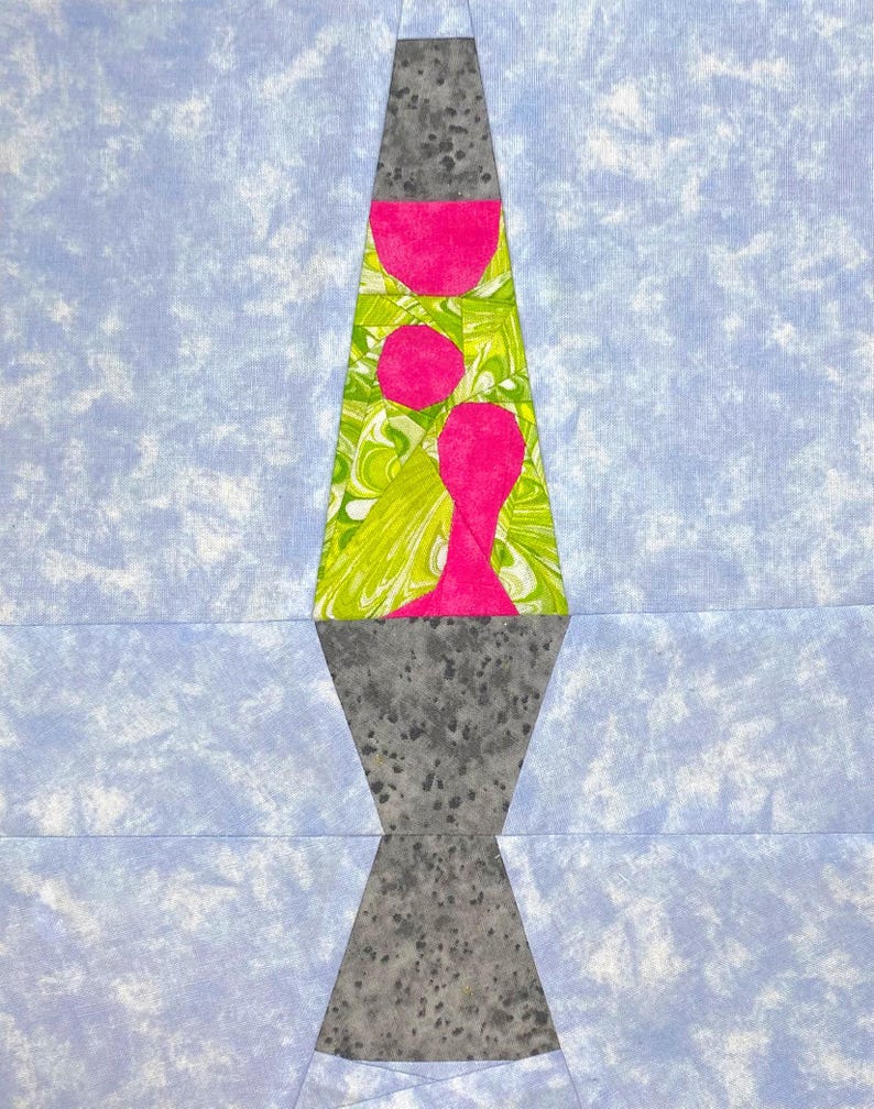 Lava Lamp Foundation Paper Piecing Pattern - Etsy