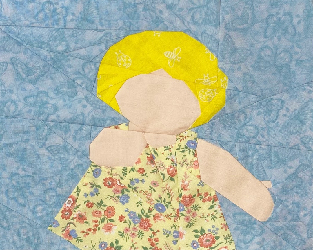 Shauna, Girl Foundation Paper Piecing Pattern PDF Download - Etsy