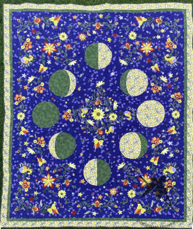 Phases of the Moon Foundation Paper Piecing Pattern Set - Etsy