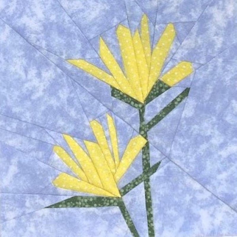 Paintbrush Quilt Pattern - Etsy