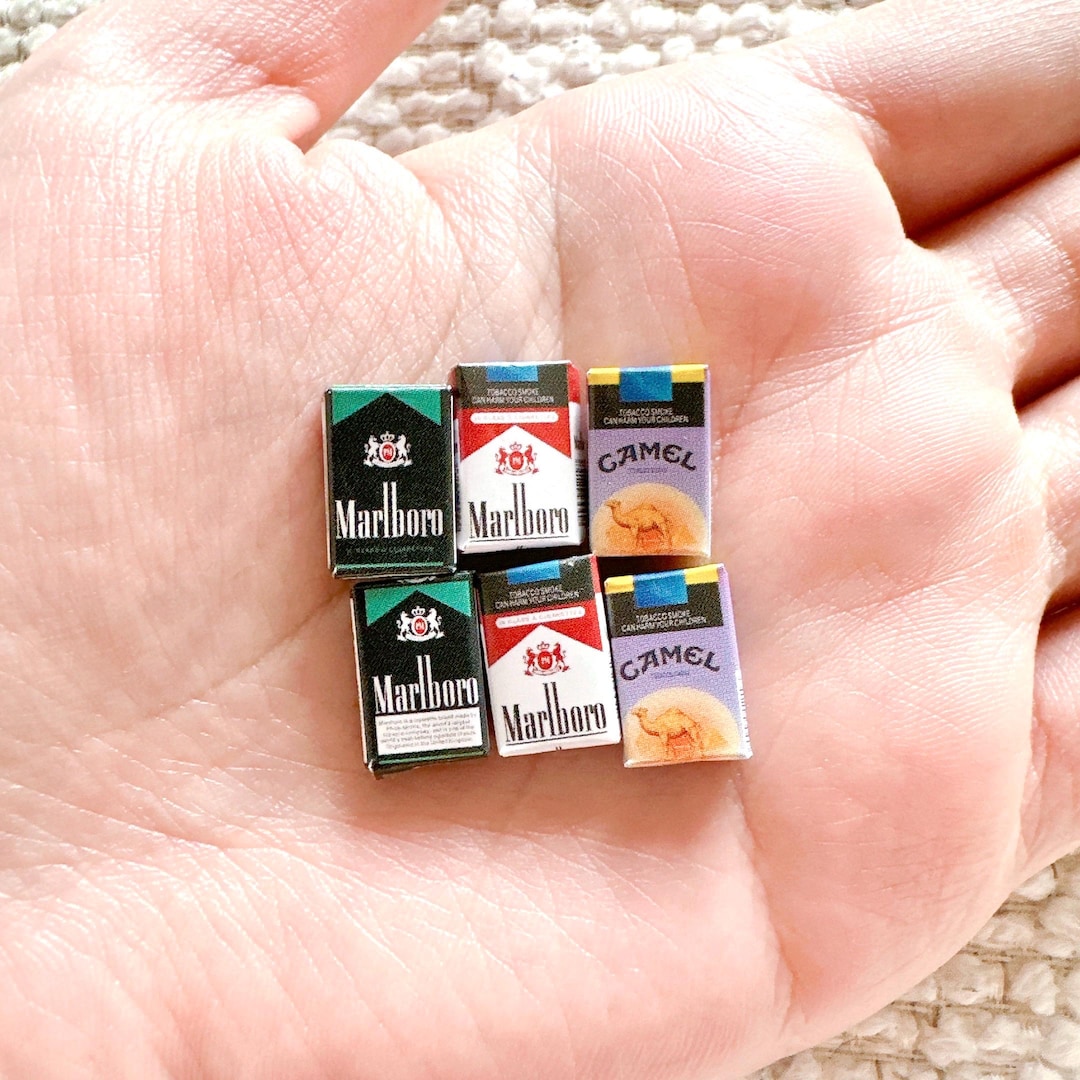 Realistic Dollhouse Miniature Cigarettes: 1/12 Scale Diorama Accessory ...
