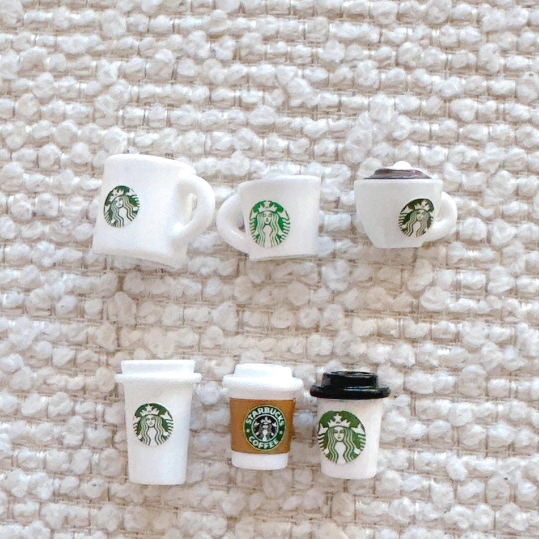 Dollhouse Miniature Starbucks Coffee Set - 1:12 Scale - Etsy