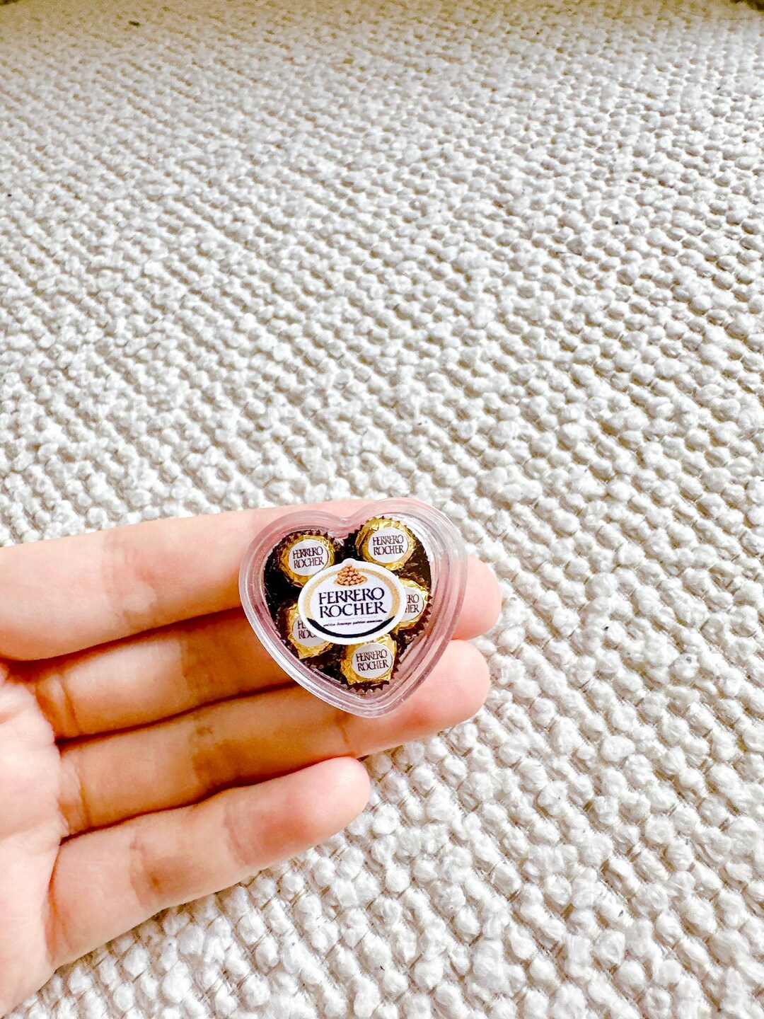 Miniature 1:6 Ferrero Rocher Chocolate Dollhouse Accessory, Tiny Food ...