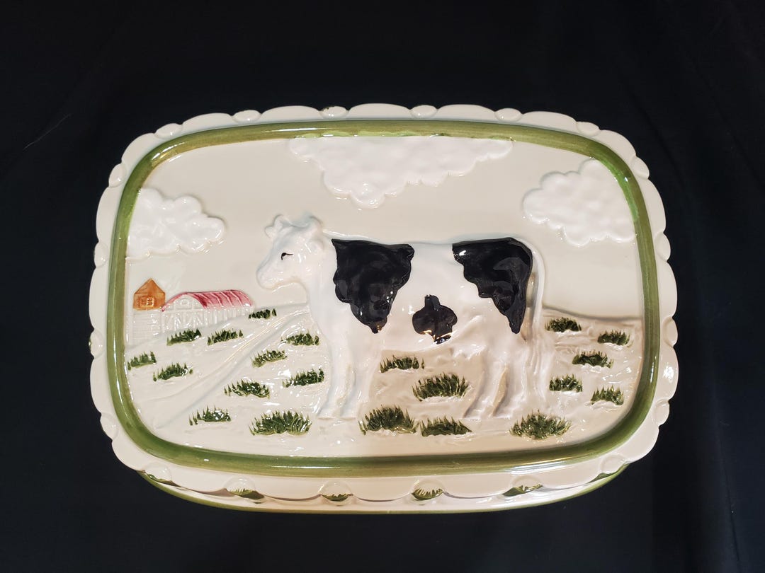 Ceramic Farm Theme Jell-o Mold Pan - Etsy
