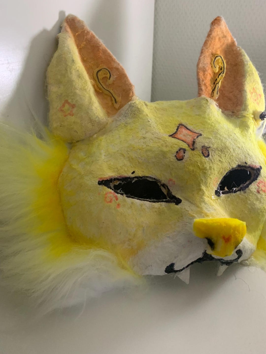 SUNNY FENNECFOX MASK Fennec Fox Therian Mask Furry Quadrobics Masks Fun ...