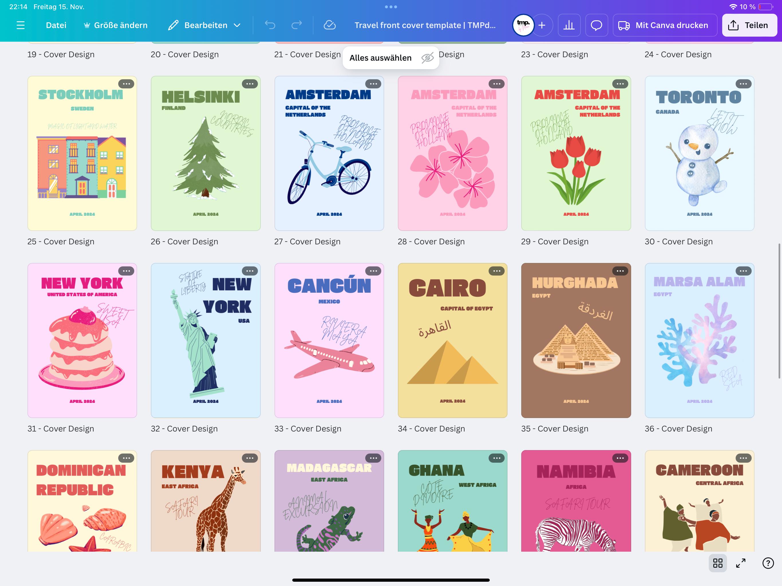 55 Travel Book Cover Designs | Edit With Canva - Etsy