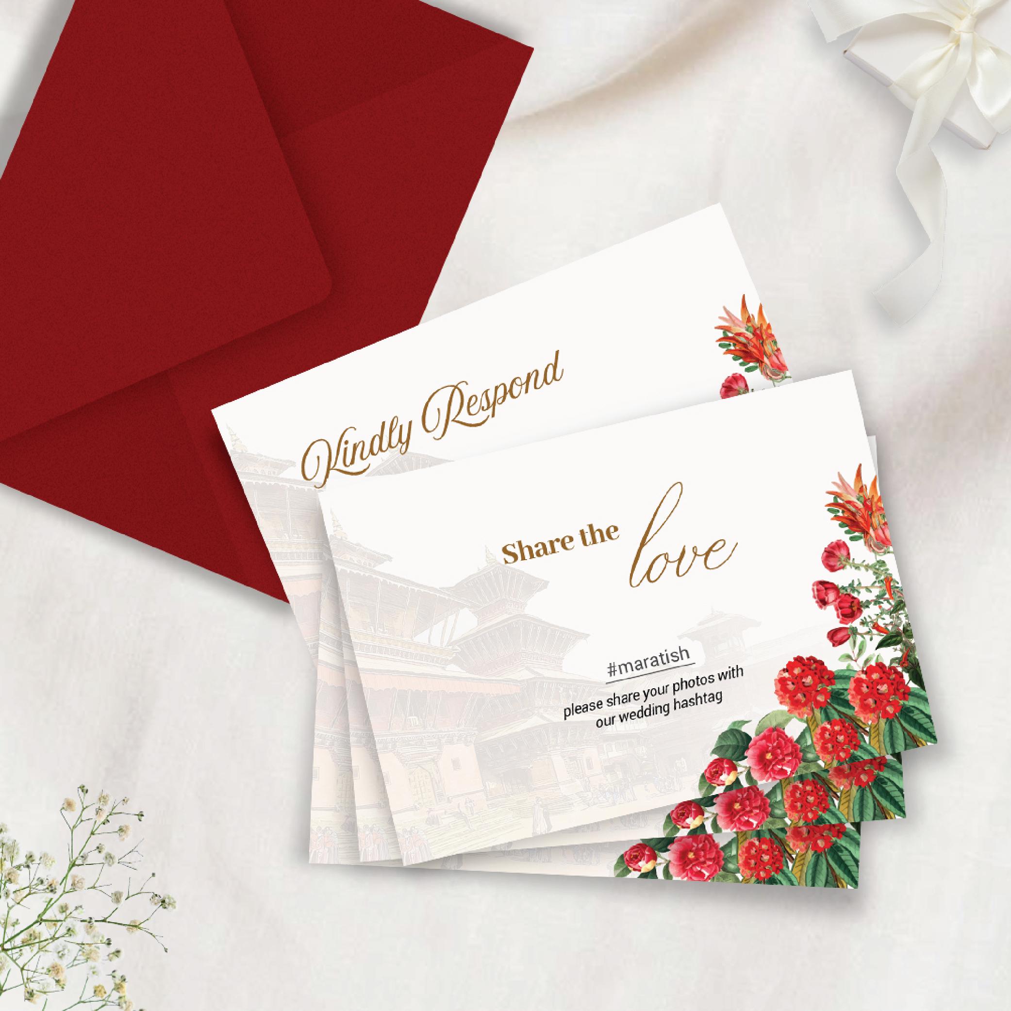Nepali Custom Wedding Card Digital Template, Nepali Wedding Card - Etsy