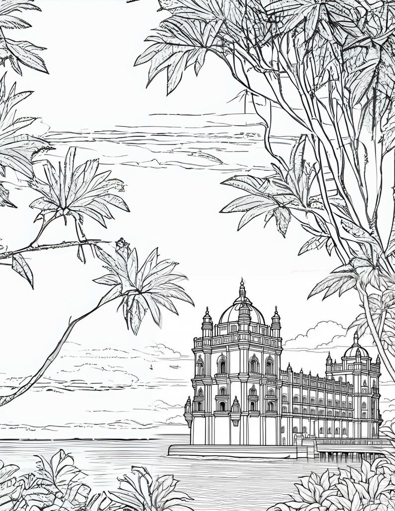 Lisbon Portugal Coloring Pages, 25 Pages Coloring Book of Lisbon ...
