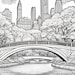 20 NYC Coloring Pages | Printable New York City Art | NYC Landmarks ...