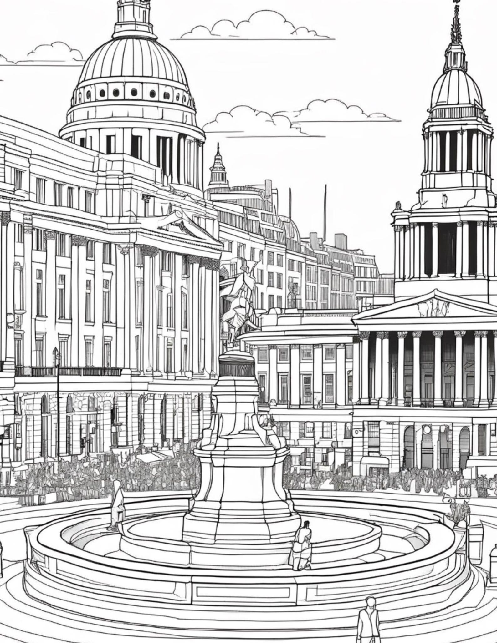 20 London Coloring Pages | Printable UK Cityscape Art | London ...
