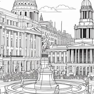 20 London Coloring Pages | Printable UK Cityscape Art | London ...