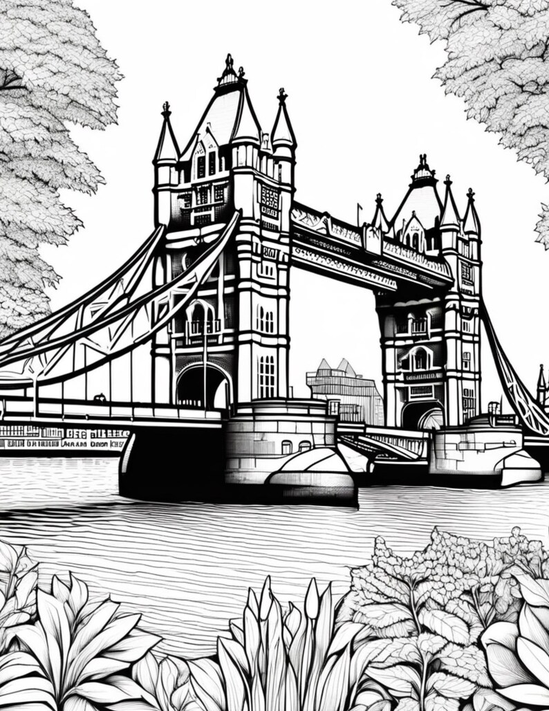 20 London Coloring Pages | Printable UK Cityscape Art | London ...