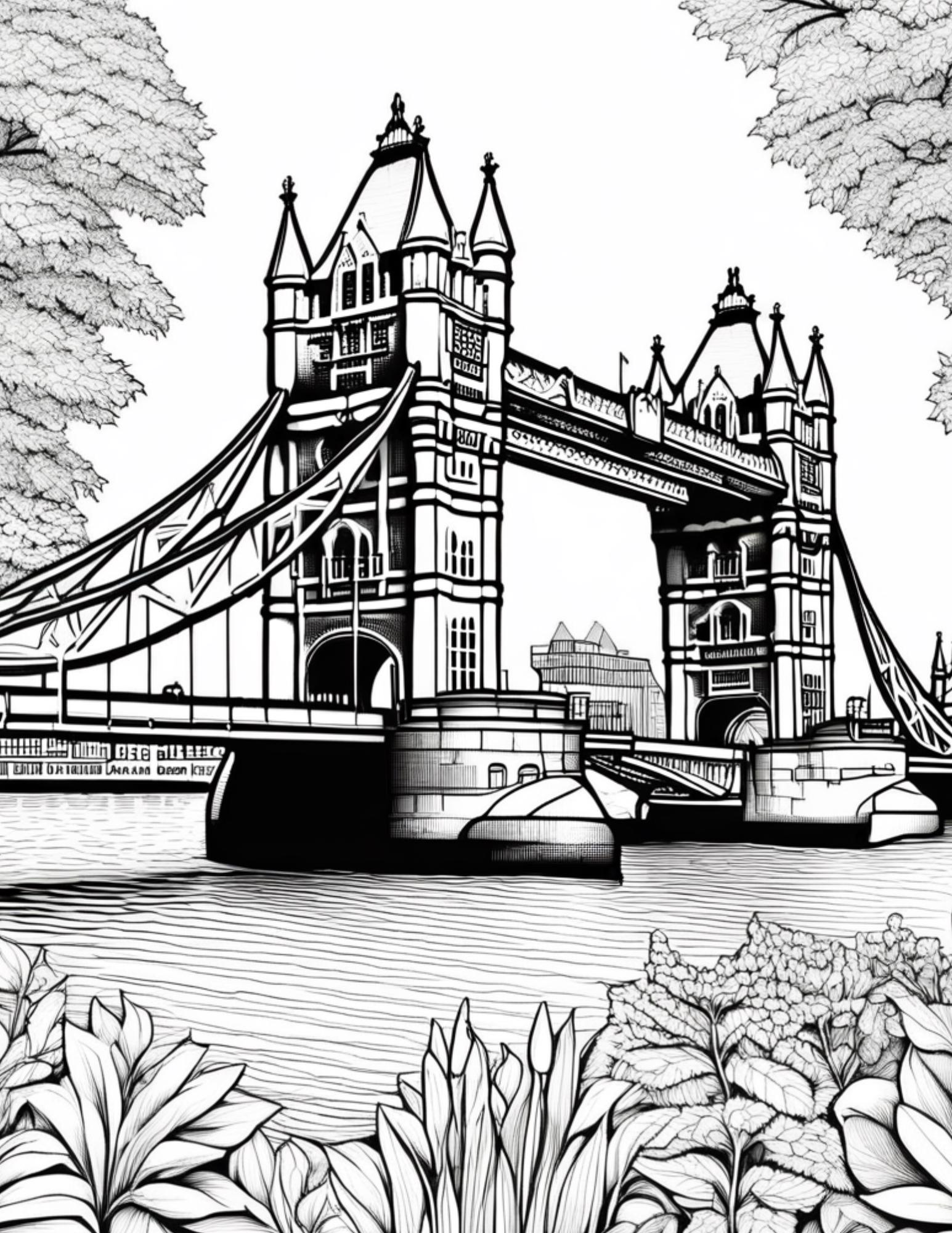 20 London Coloring Pages | Printable UK Cityscape Art | London ...