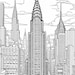 20 NYC Coloring Pages | Printable New York City Art | NYC Landmarks ...