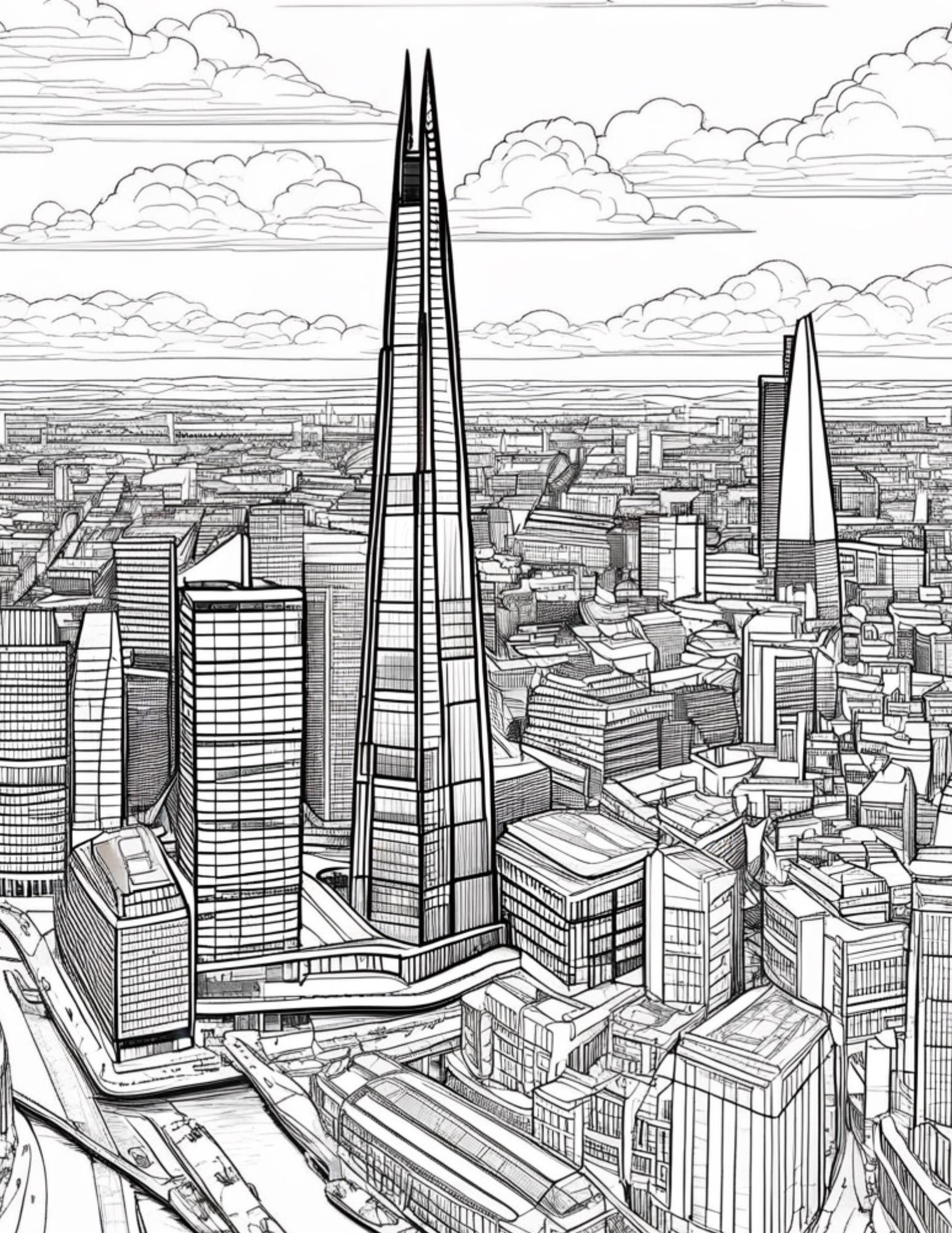 20 London Coloring Pages | Printable UK Cityscape Art | London ...