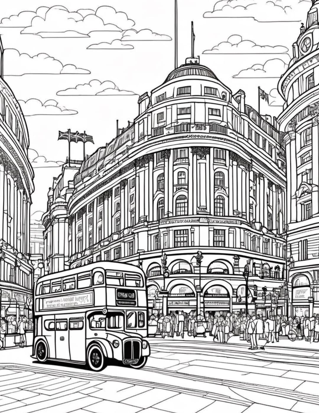 20 London Coloring Pages | Printable UK Cityscape Art | London ...