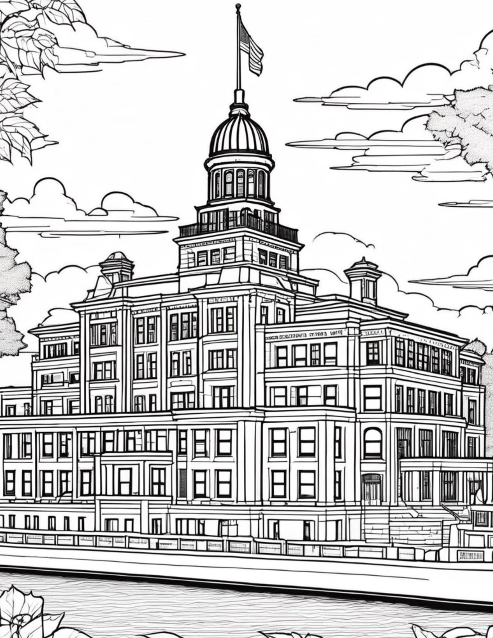 20 NYC Coloring Pages | Printable New York City Art | NYC Landmarks ...