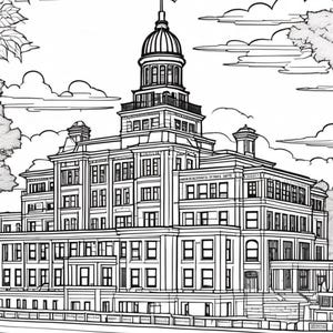 20 NYC Coloring Pages | Printable New York City Art | NYC Landmarks ...