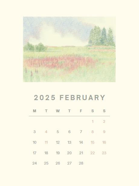 Aesthetic Calendar - Etsy