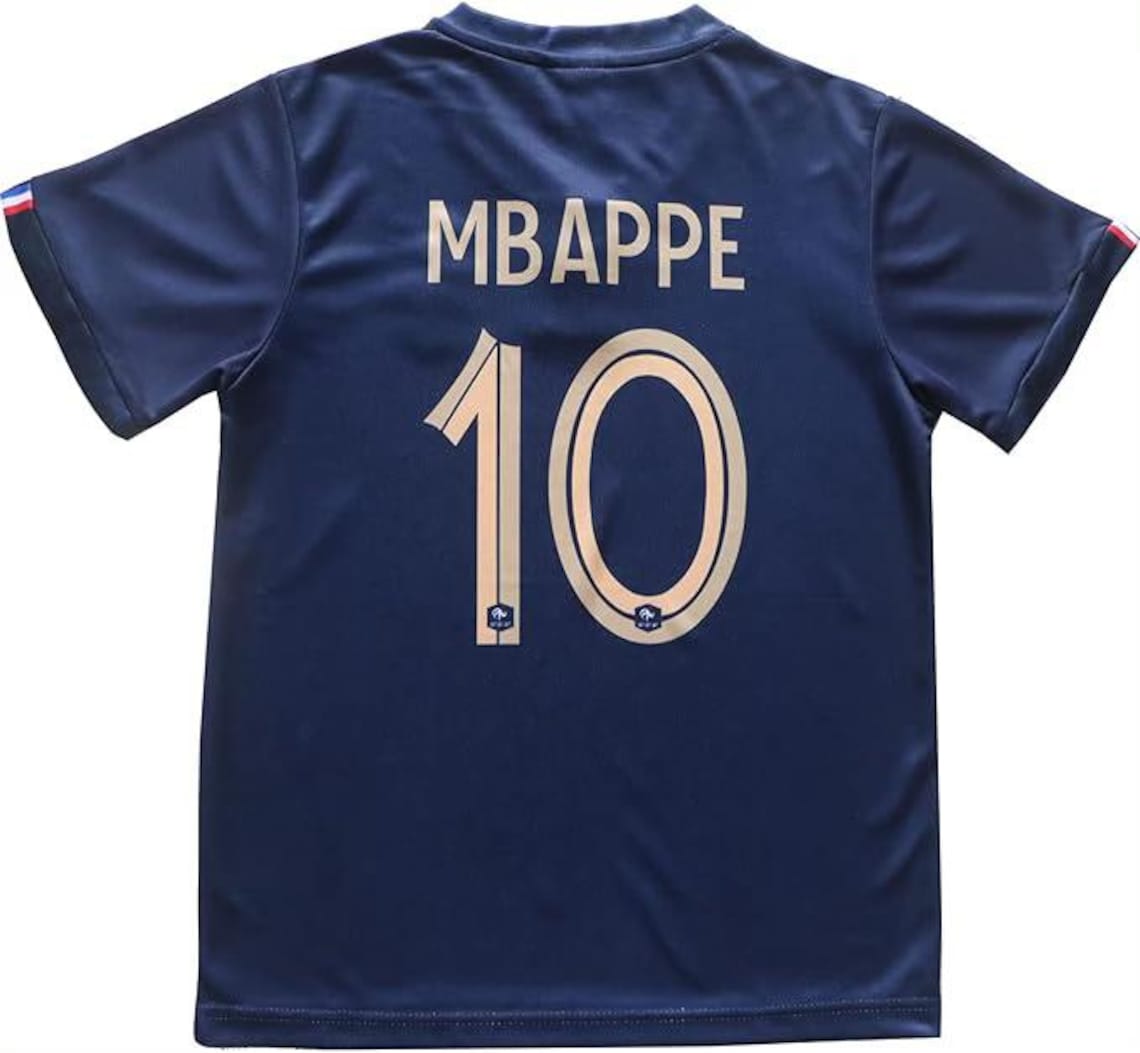 Mbappé #10 France Kids Football Kit – Full Set With Jersey, Shorts ...