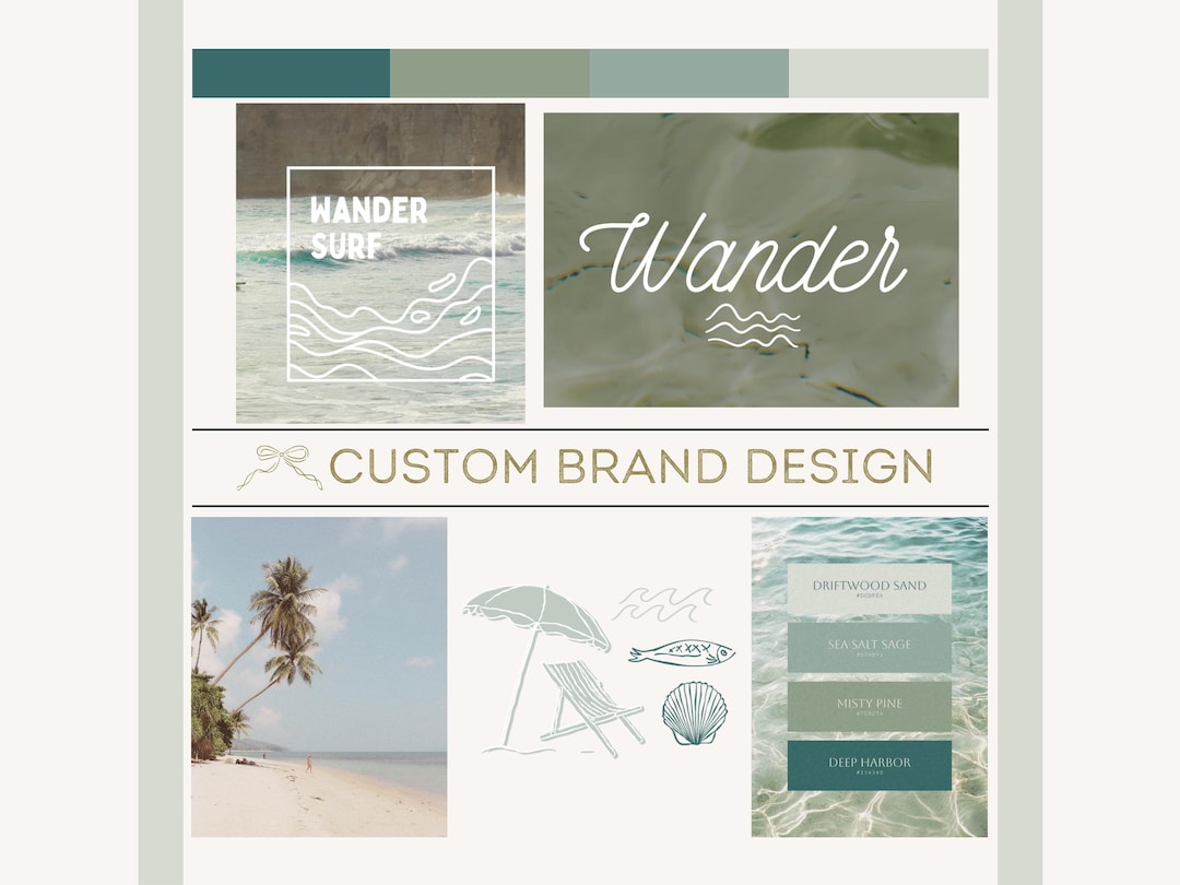 Custom Brand Package, Custom Logo Branding Kit, Illustration Logo ...