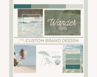 Custom Brand Package, Custom Logo Branding Kit, Illustration Logo ...