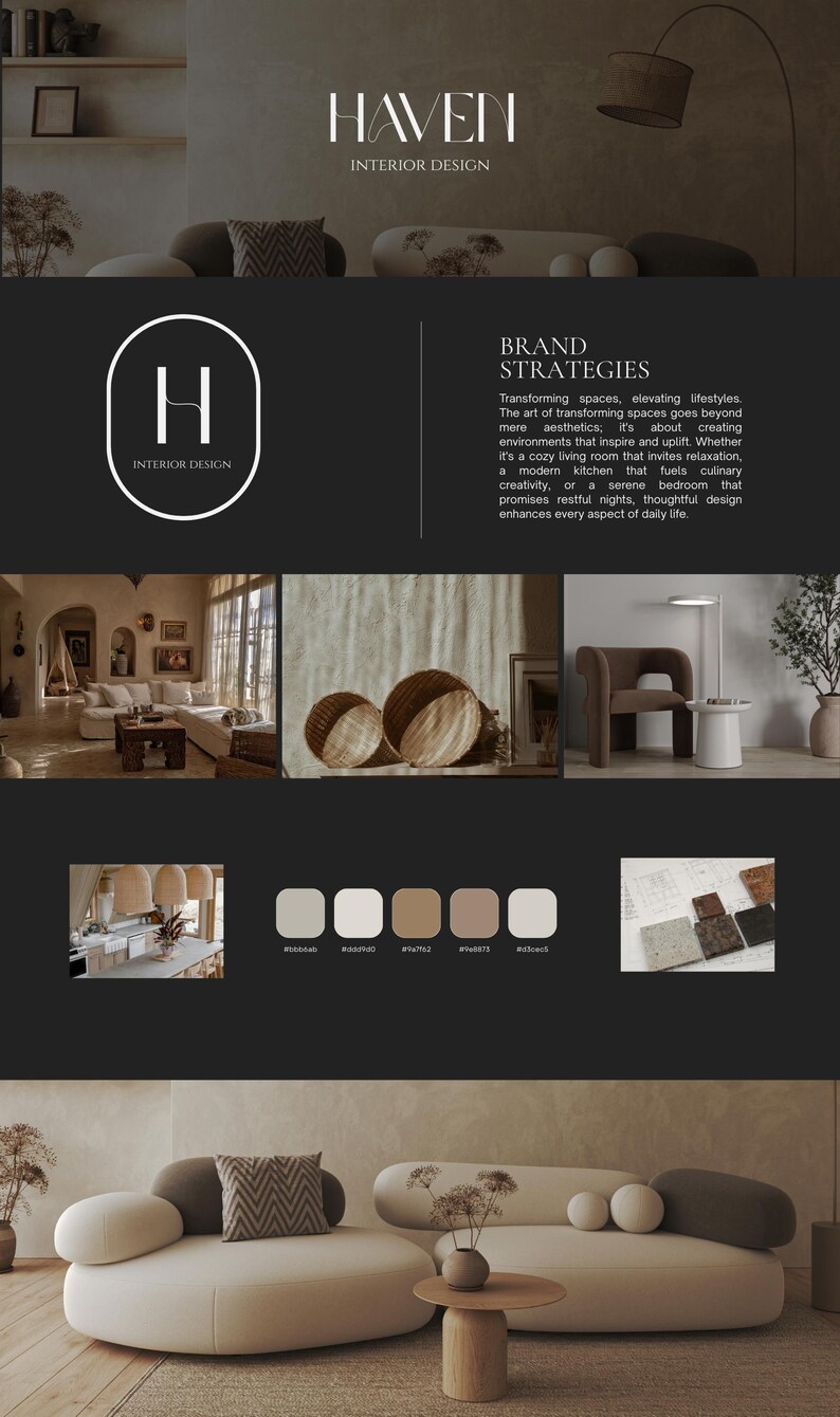 Custom Full Brand Identity, Branding Kit, Realtor, Logo Design, Small ...