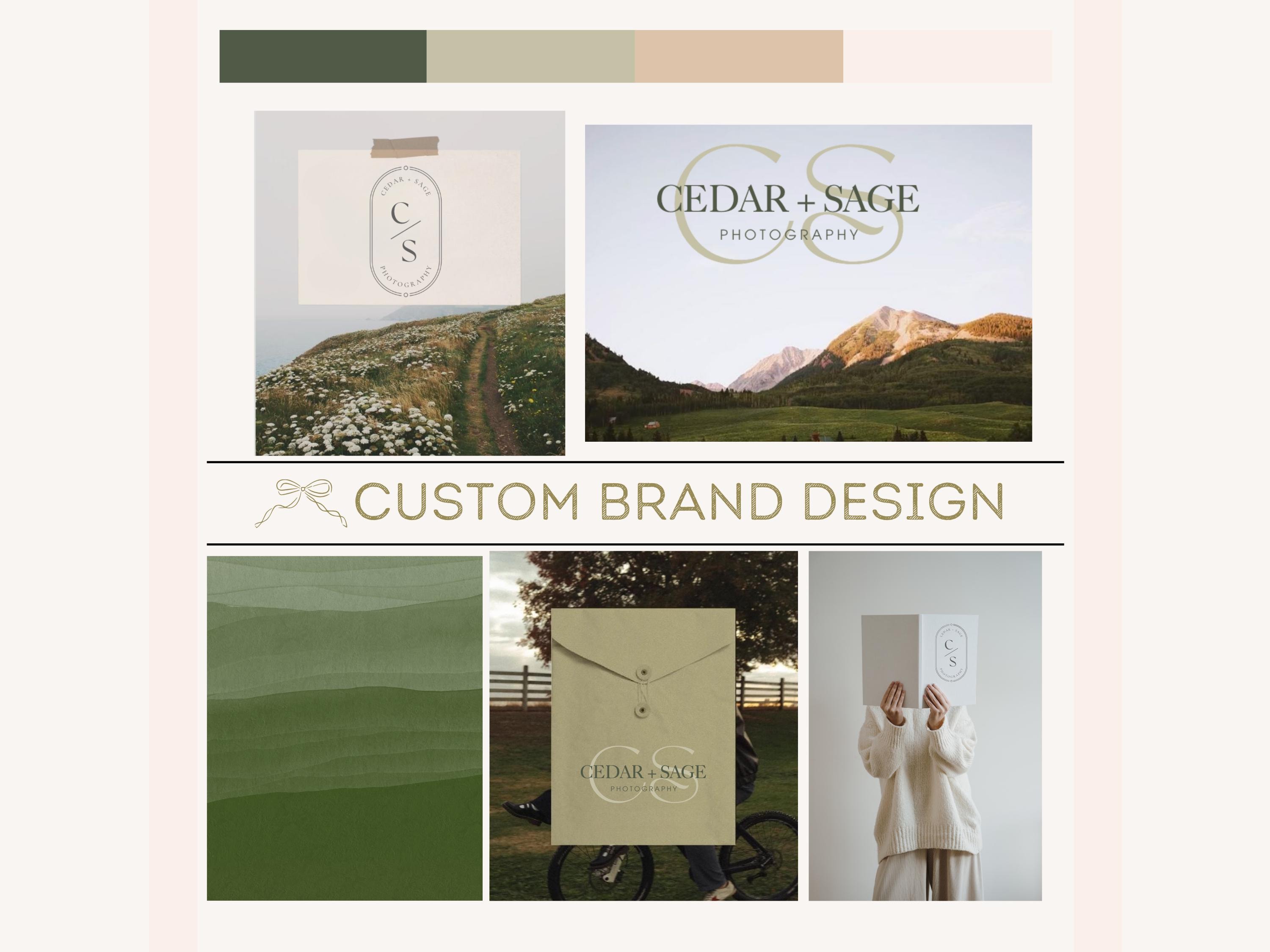 Custom Brand Package, Logo Branding Kit, Illustration, Modern ...
