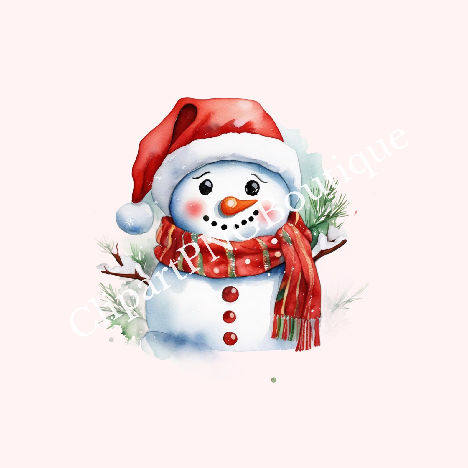 Snowman Clip Art | Christmas Clip Art | 10 PNG | 300 DPI | Instant ...