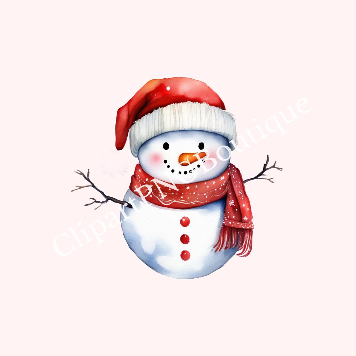 Snowman Clip Art | Christmas Clip Art | 10 PNG | 300 DPI | Instant ...