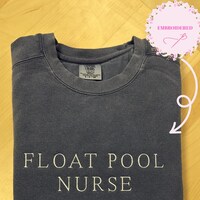 Floral Float Pool Tech Sweatshirt, Float Pool PCT Crewneck Sweatshirt ...
