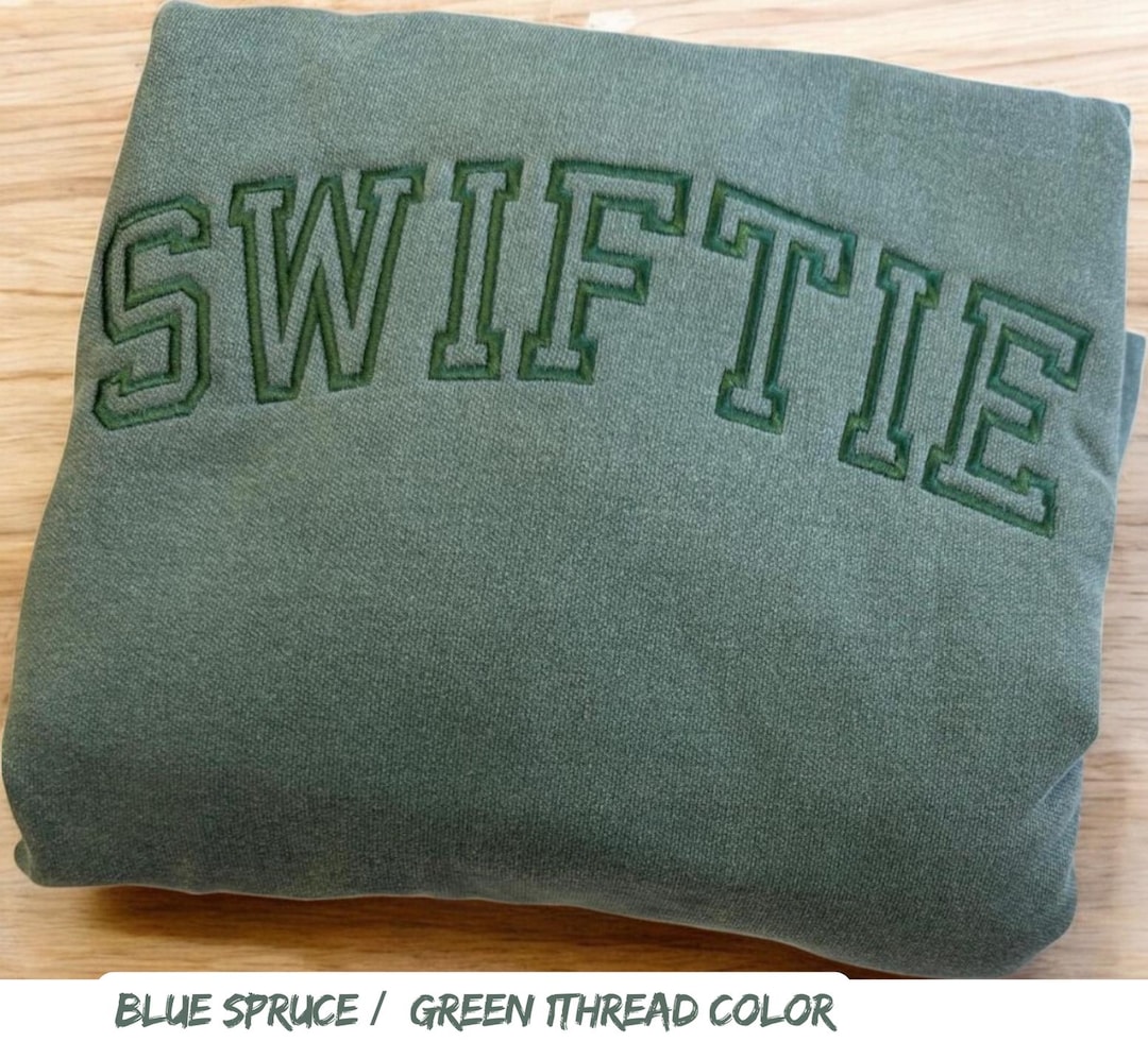 Comfort Colors Embroidered Sweatshirt, Custom Embroidery, Custom ...