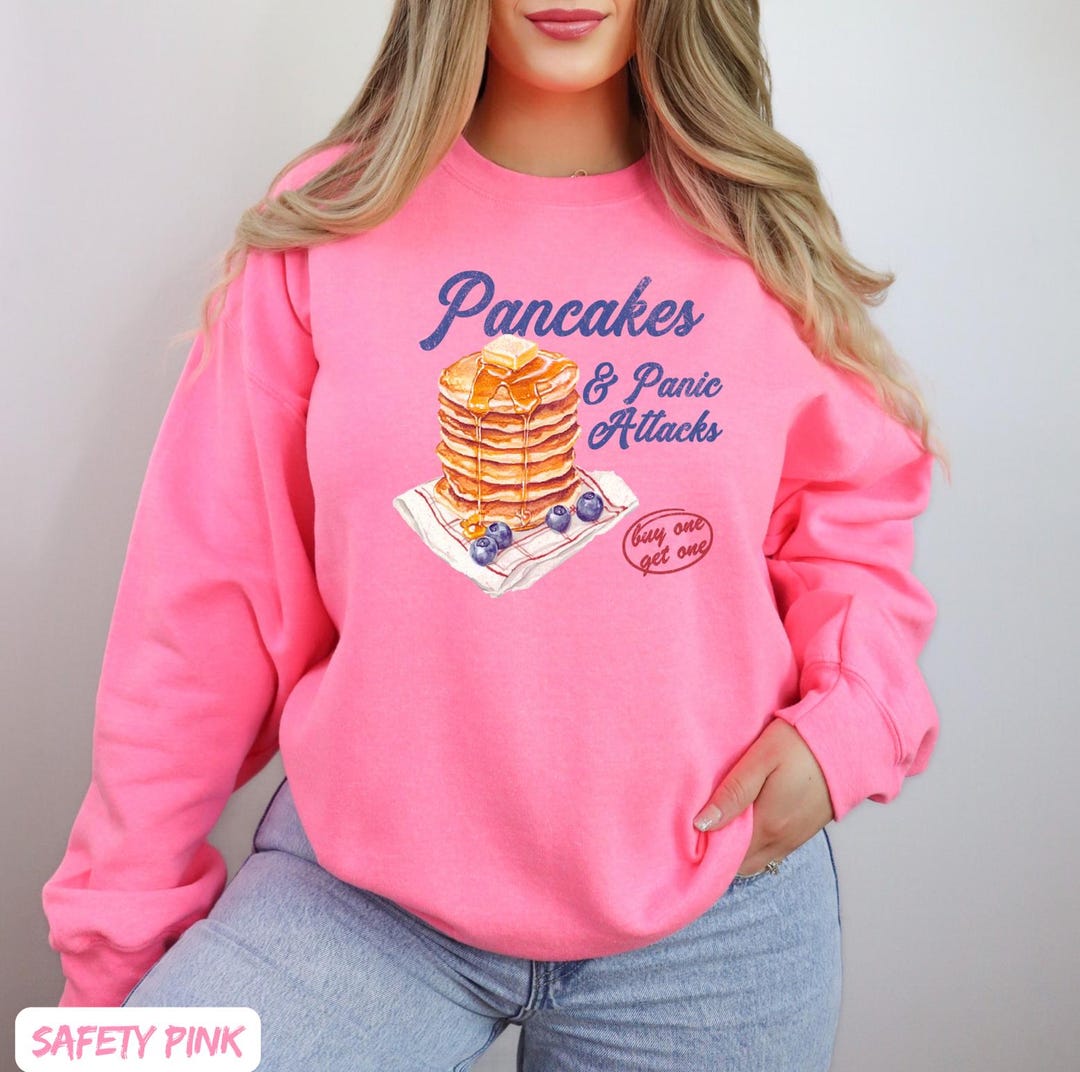 Pancakes Shirt,vintage Diner Style Unisex T-shirt,comfort Colors Retro ...