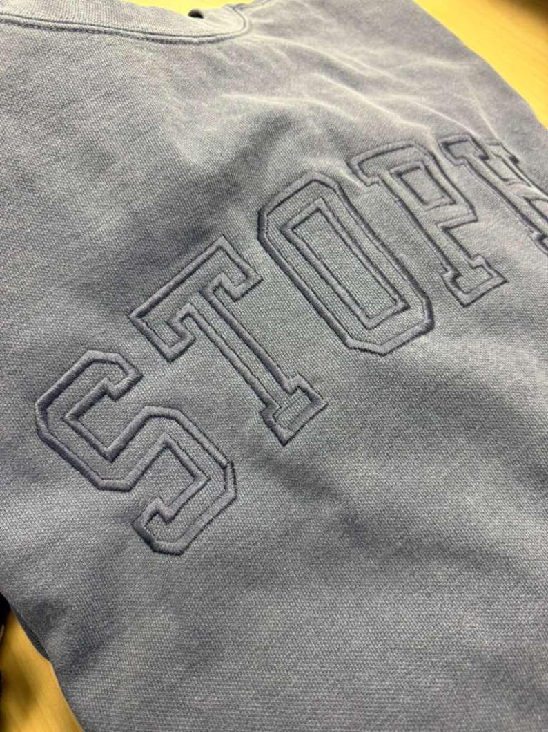 Comfort Colors Embroidered Sweatshirt, Custom Embroidery, Custom ...