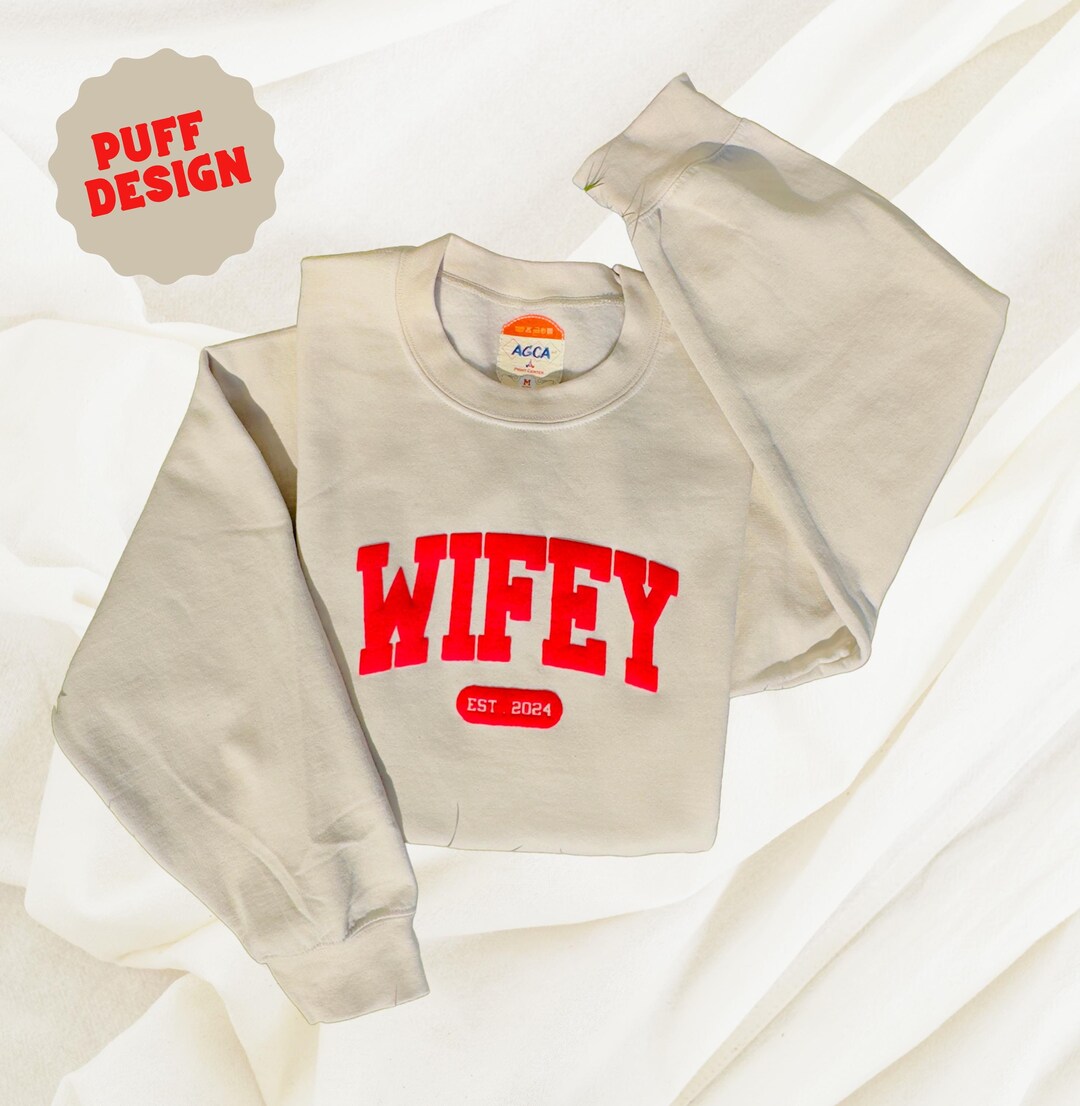 Gildan Puff Sweatshirt, Custom Puff, Custom Sweatshirt,puff Crewneck ...