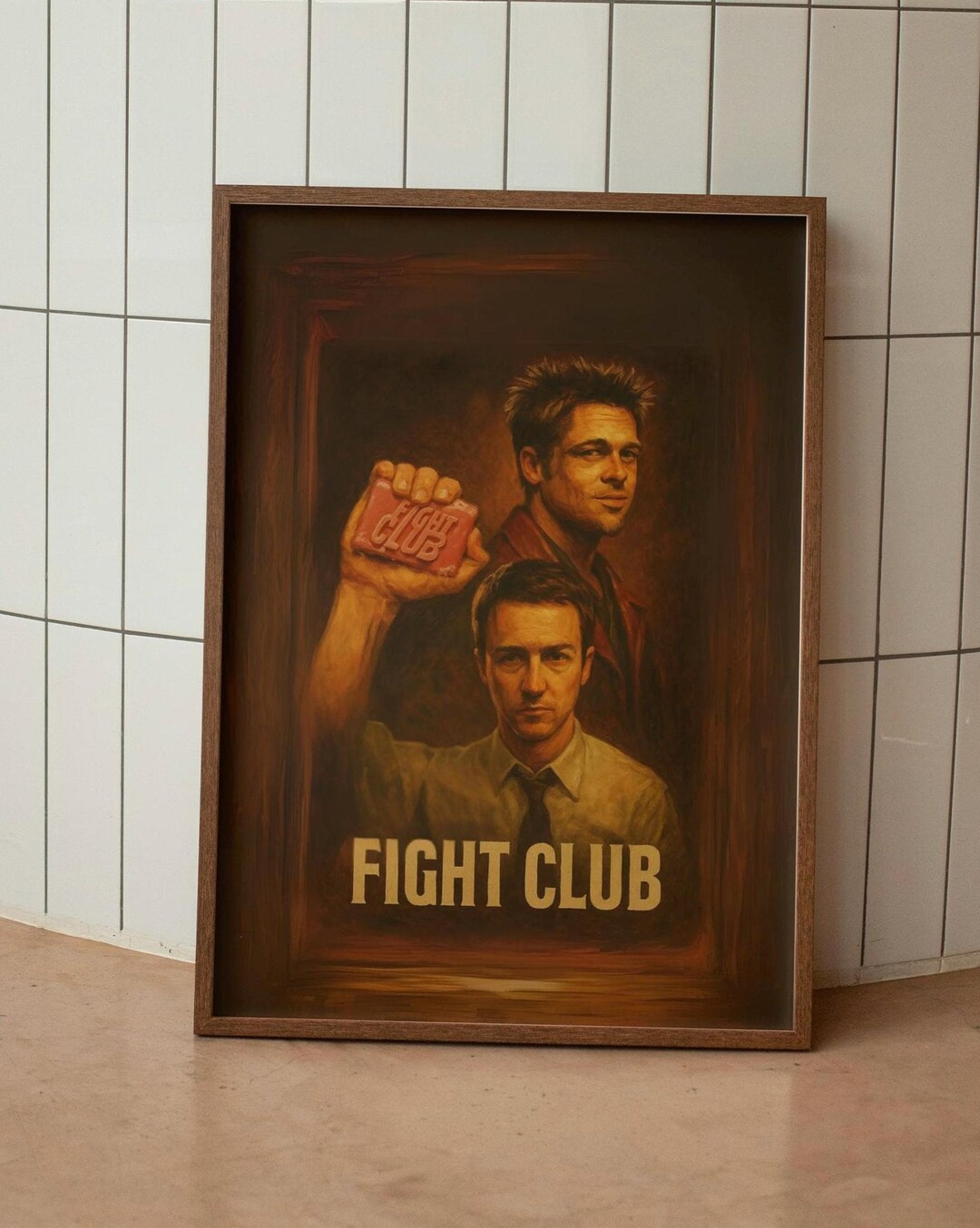 Fight Club Print ~ Fight Club Movie Poster ~ Aesthetic Room Decor ...