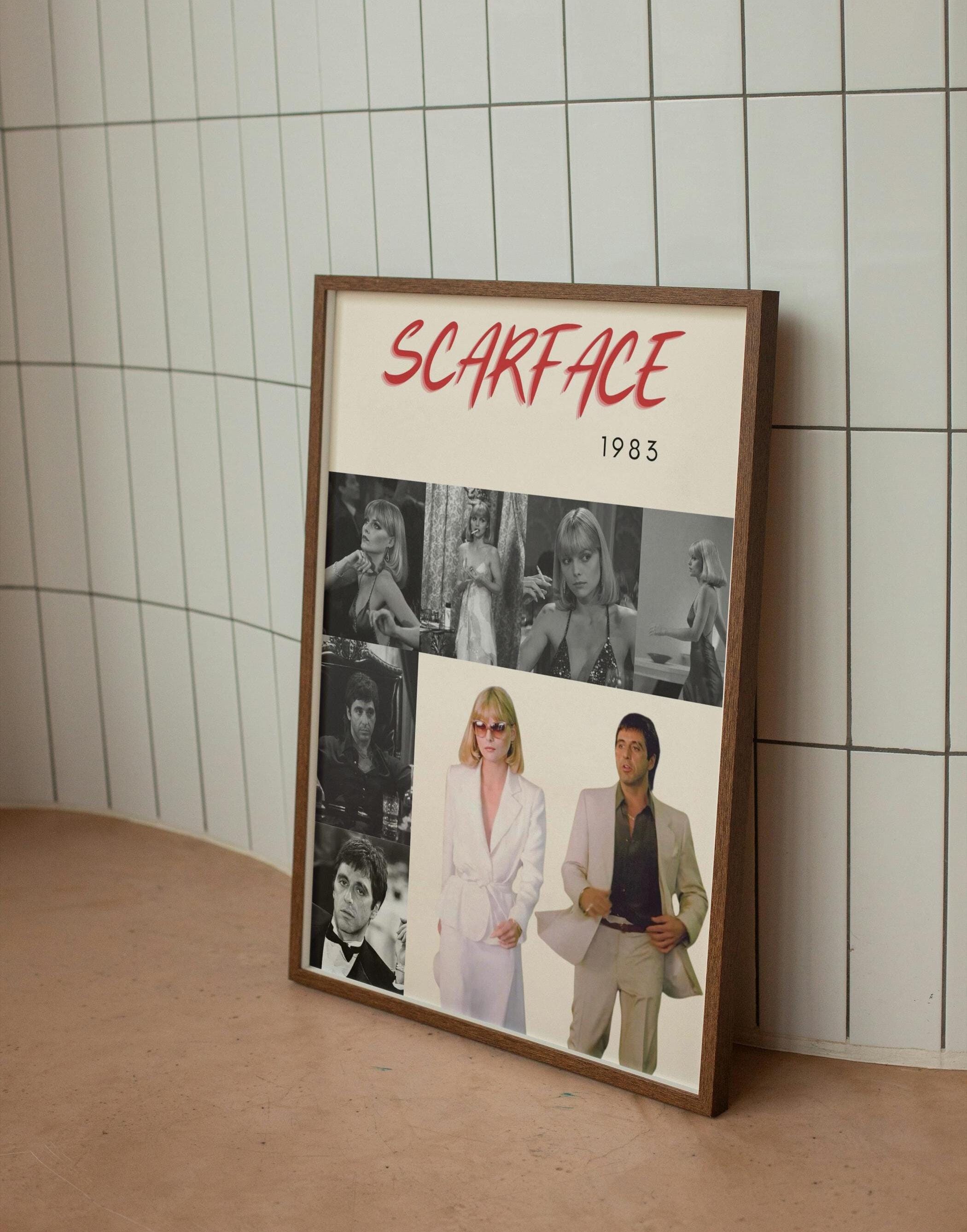 Scarface Print ~ Scarface Movie Poster ~ Aesthetic Room Decor ...