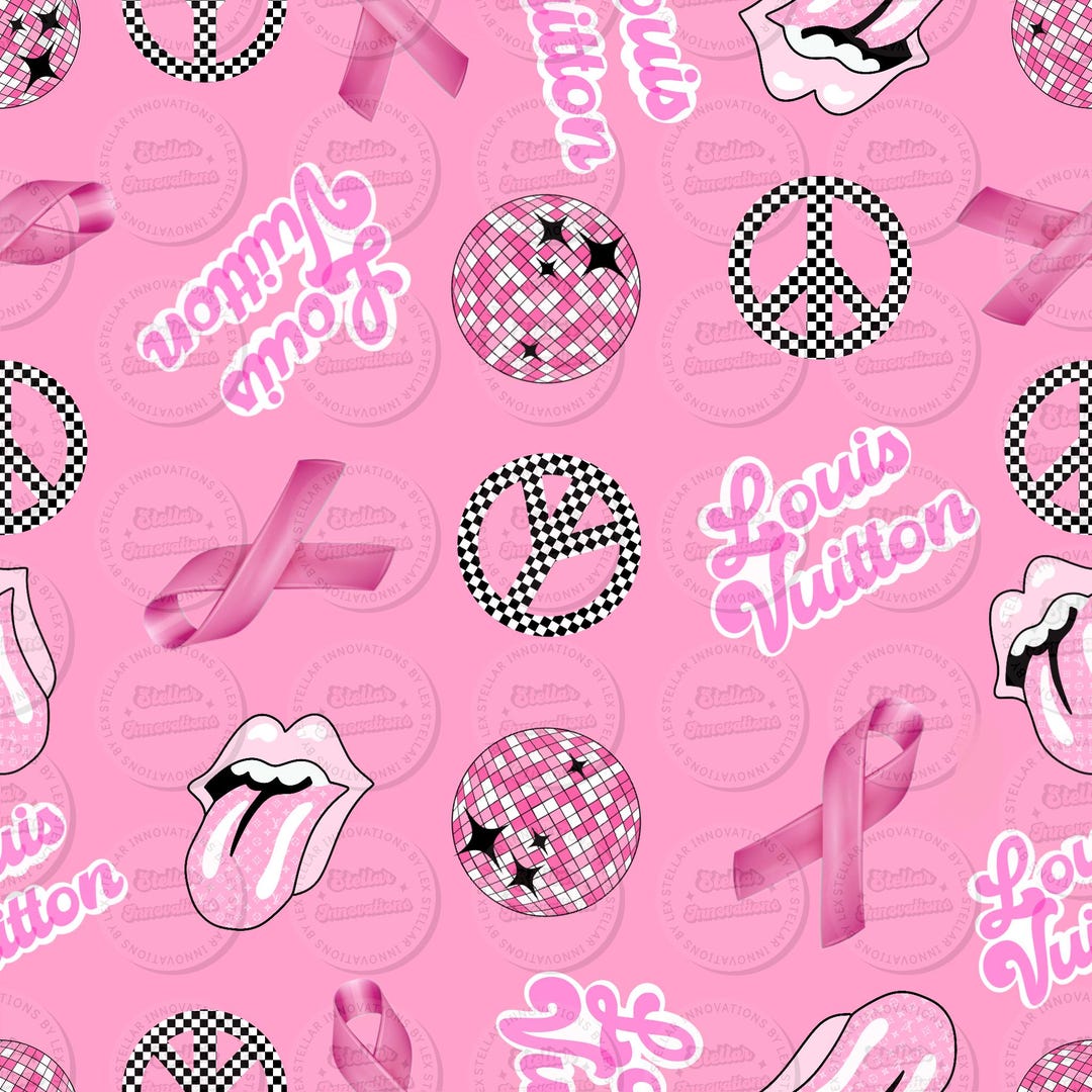 Breast Cancer Awareness Seamless Digital File Pink Ribbon Seamless File ...