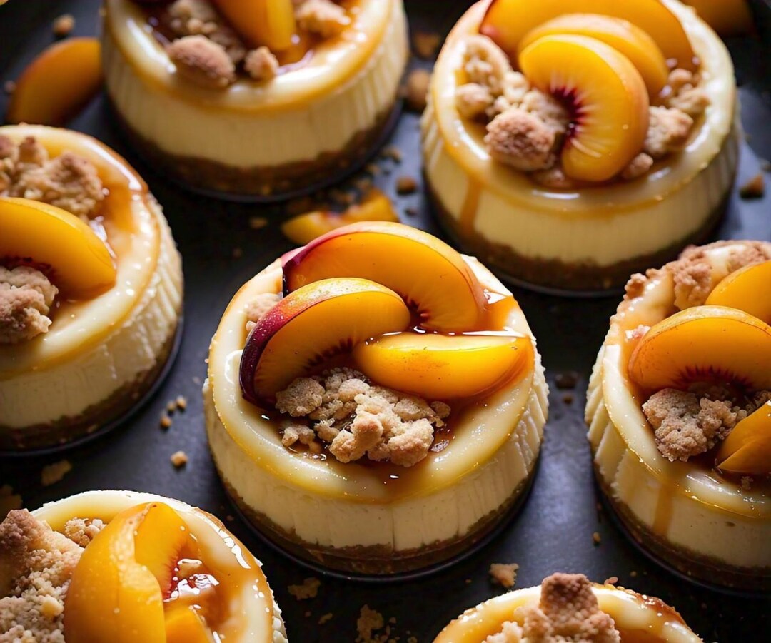 BEST RECIPE for Mini Peach Cobbler Cheesecakes Download. - Etsy