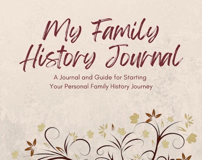 Basic Starter Pack - Red (digital Download) Family History Pages - Etsy ...