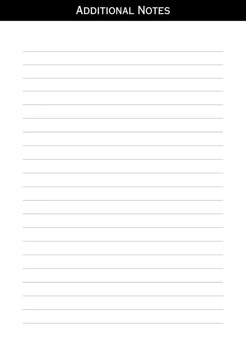 Extra Genealogy Journal Pages - Etsy