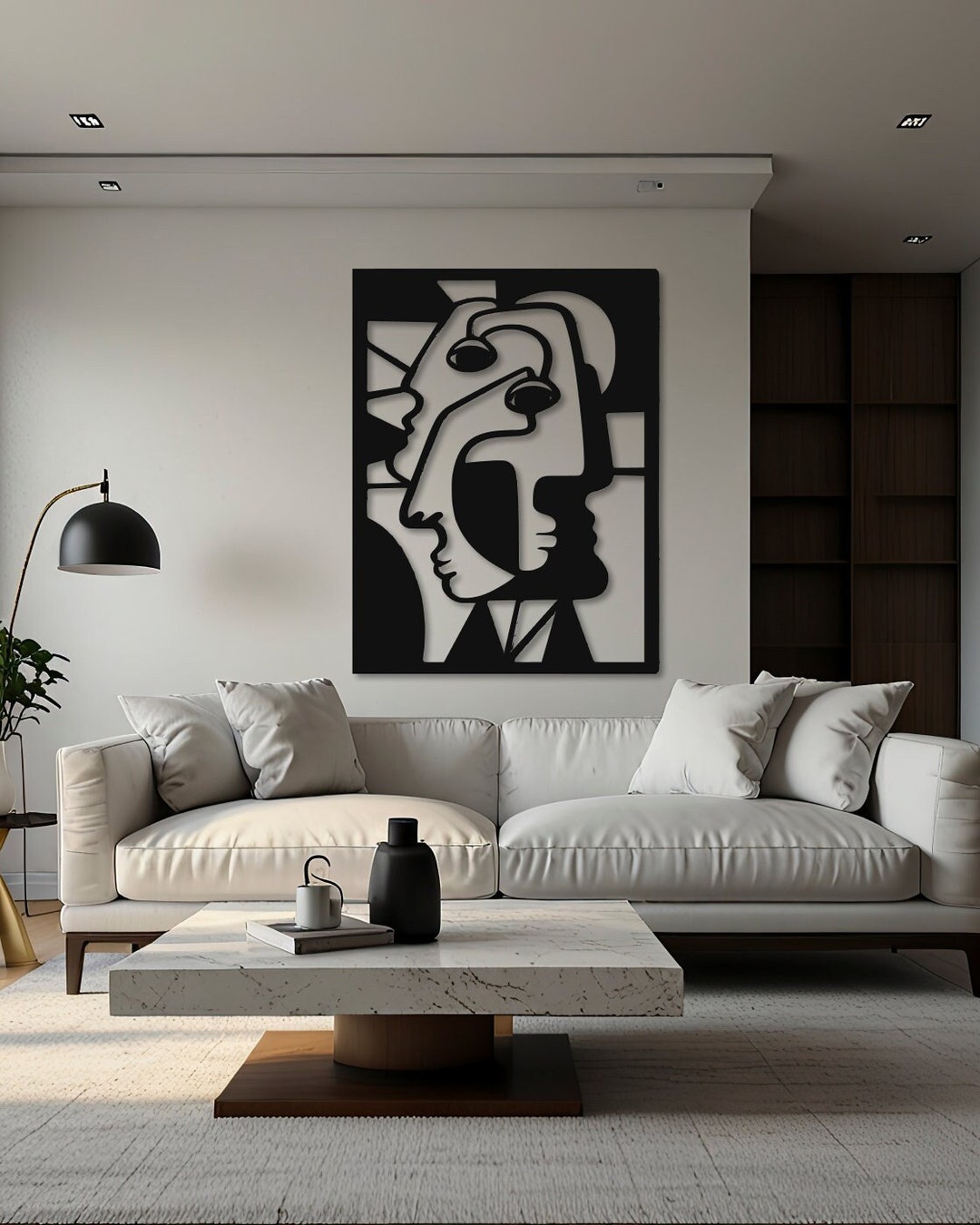 Pablo Picasso Wood Wall Art, Wooden Wall Decor, Picasso Faces Wall ...