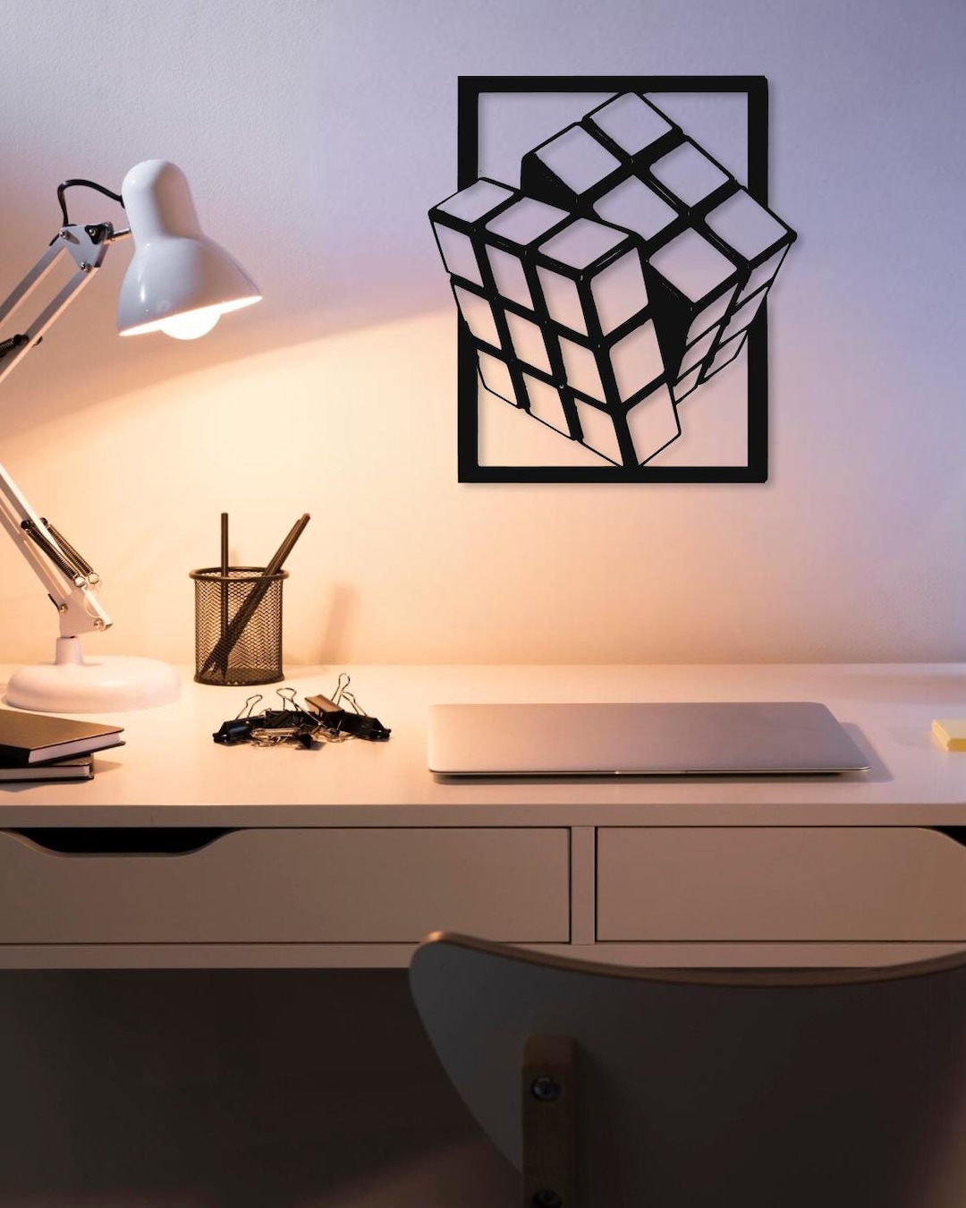 Rubik Cube Wood Wall Art, Modern Rubik Wall Decor, Rubik's Cube Nursery ...