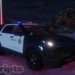 2016 LAPD LASD Police Car Fivem Ready ELS Ready Grand Theft Auto 5 Good ...
